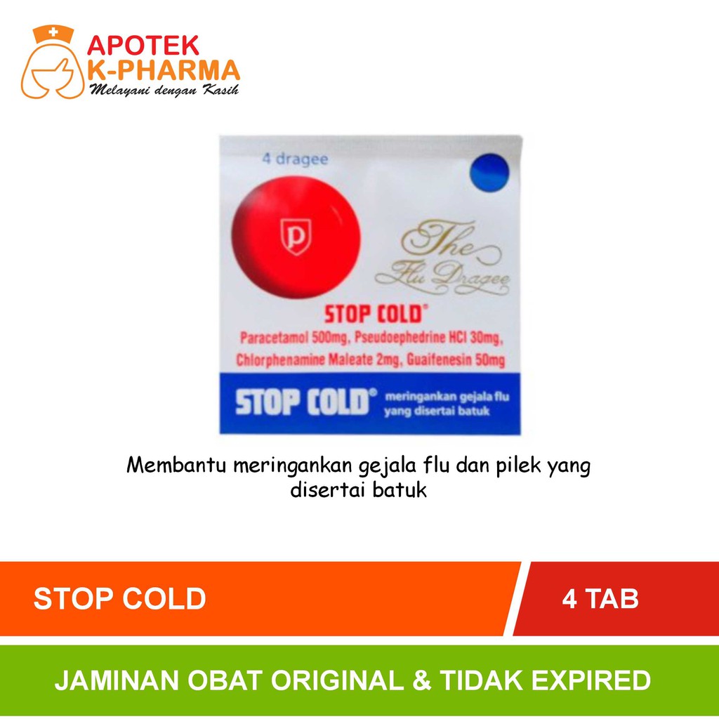 Jual Stop Cold Strip Isi 4 Tablet Original Darya Varia | Shopee Indonesia