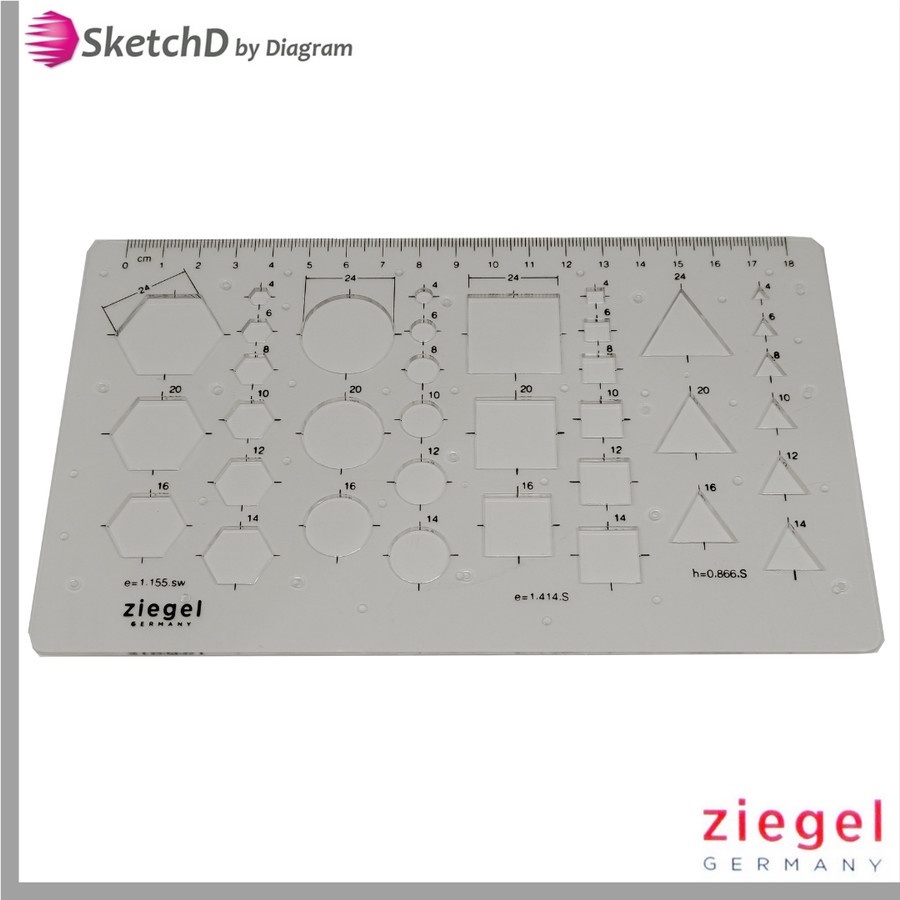 Jual Mistar Template Kombinasi Penggaris Ziegel Ruler 819230 | Shopee ...
