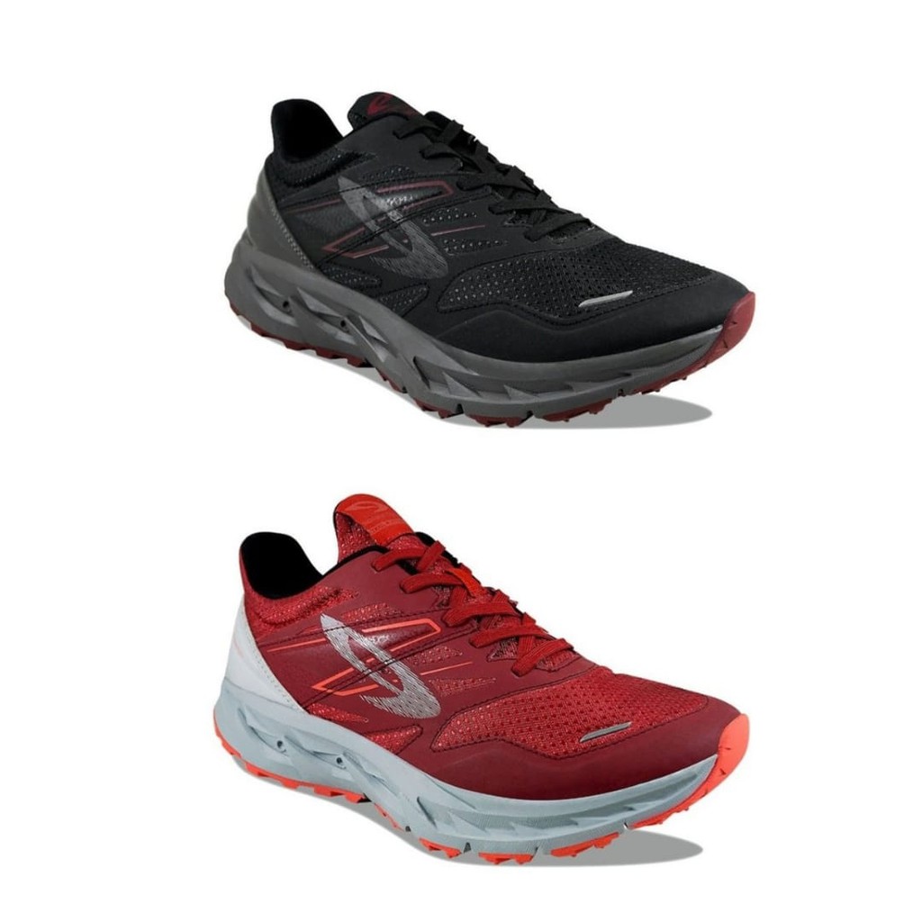Nineten YUZA EVO Sepatu Trail Running - Hitam dan Merah | Shopee Indonesia