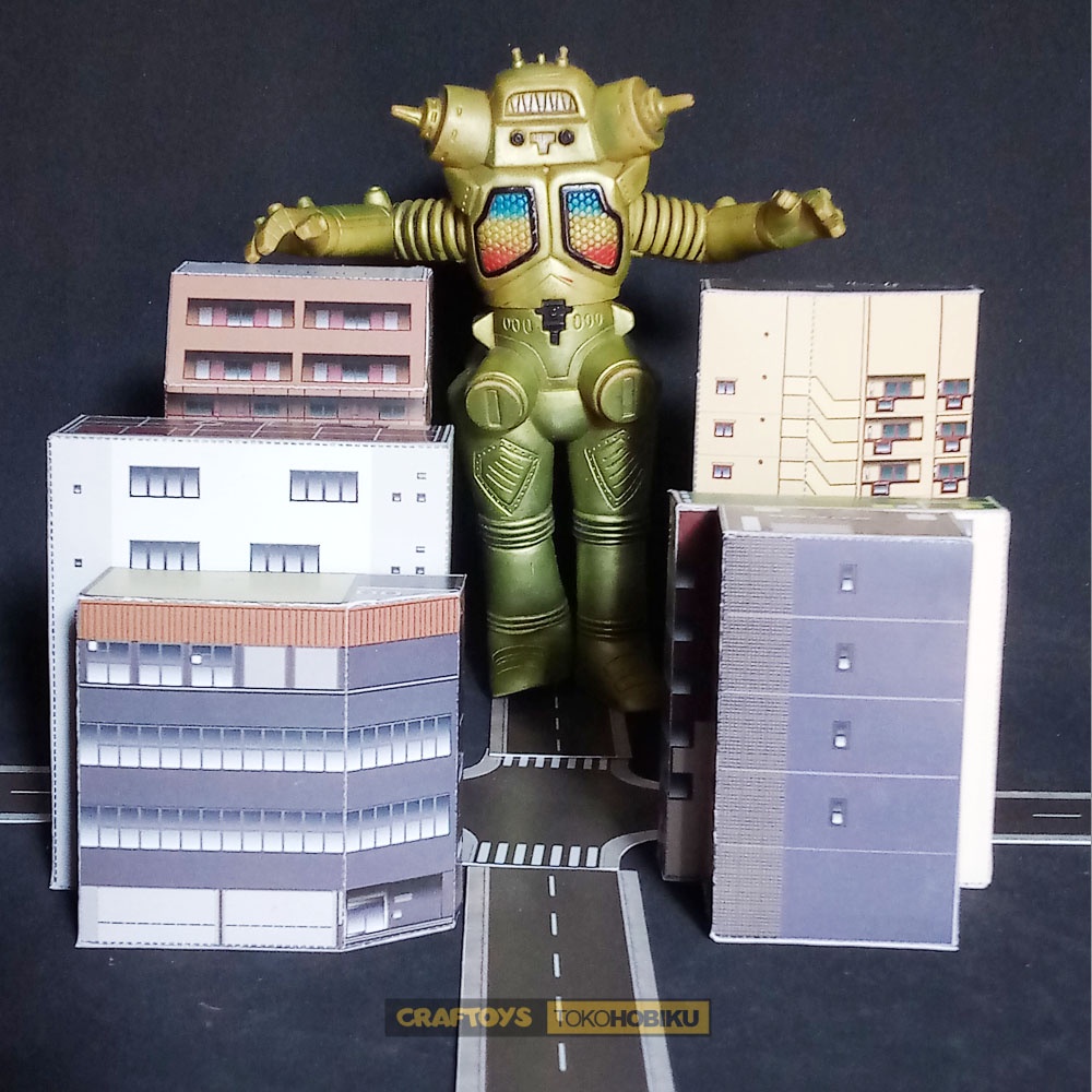 Jual DIORAMA FIGURE - MINIATUR SET KOTA UNTUK FIGURE GUNDAM/ULTRAMAN ...