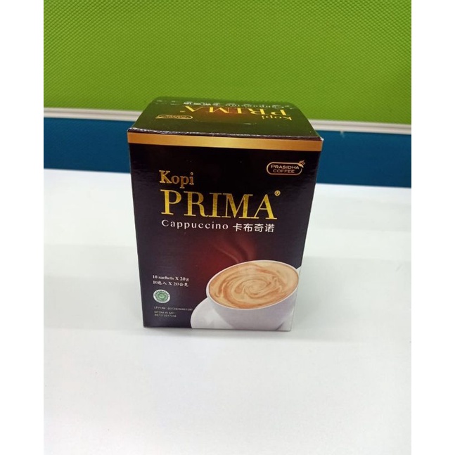 Jual Kopi PRIMA 3 in 1 Cappuccino | Shopee Indonesia