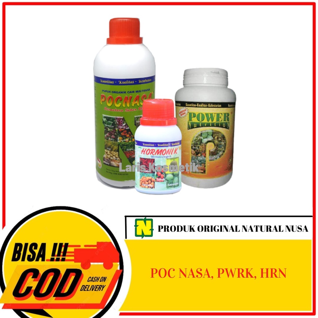 Jual Paket Pupuk Pertanian Nasa Pupuk Organik Poc Nasa, Hormonik, Dan ...