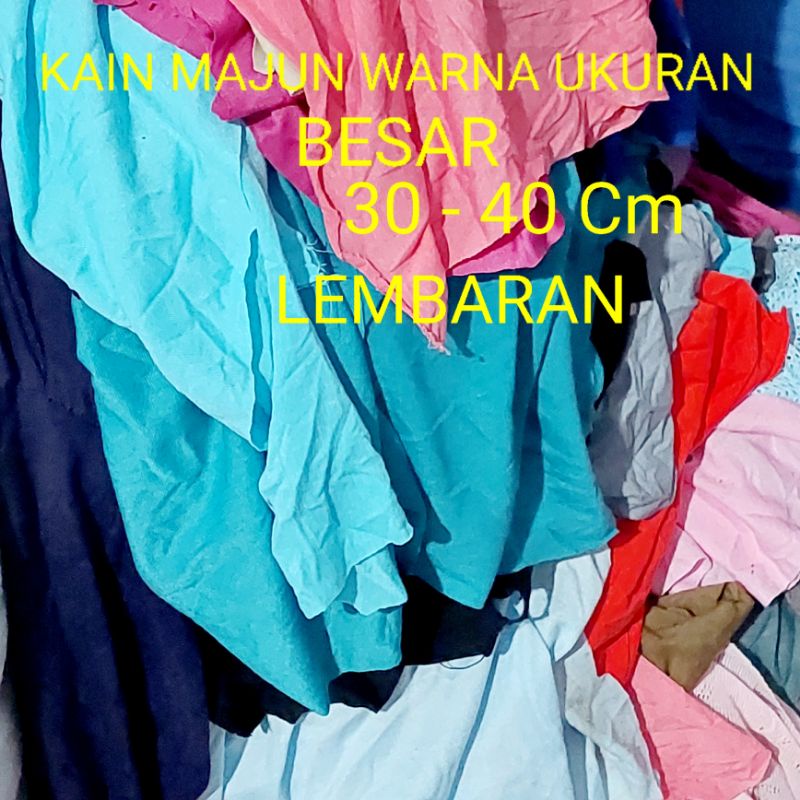 Jual Kain Lap Majun Warna Lembaran Ukuran Besar Per Kg Indonesia|Shopee ...