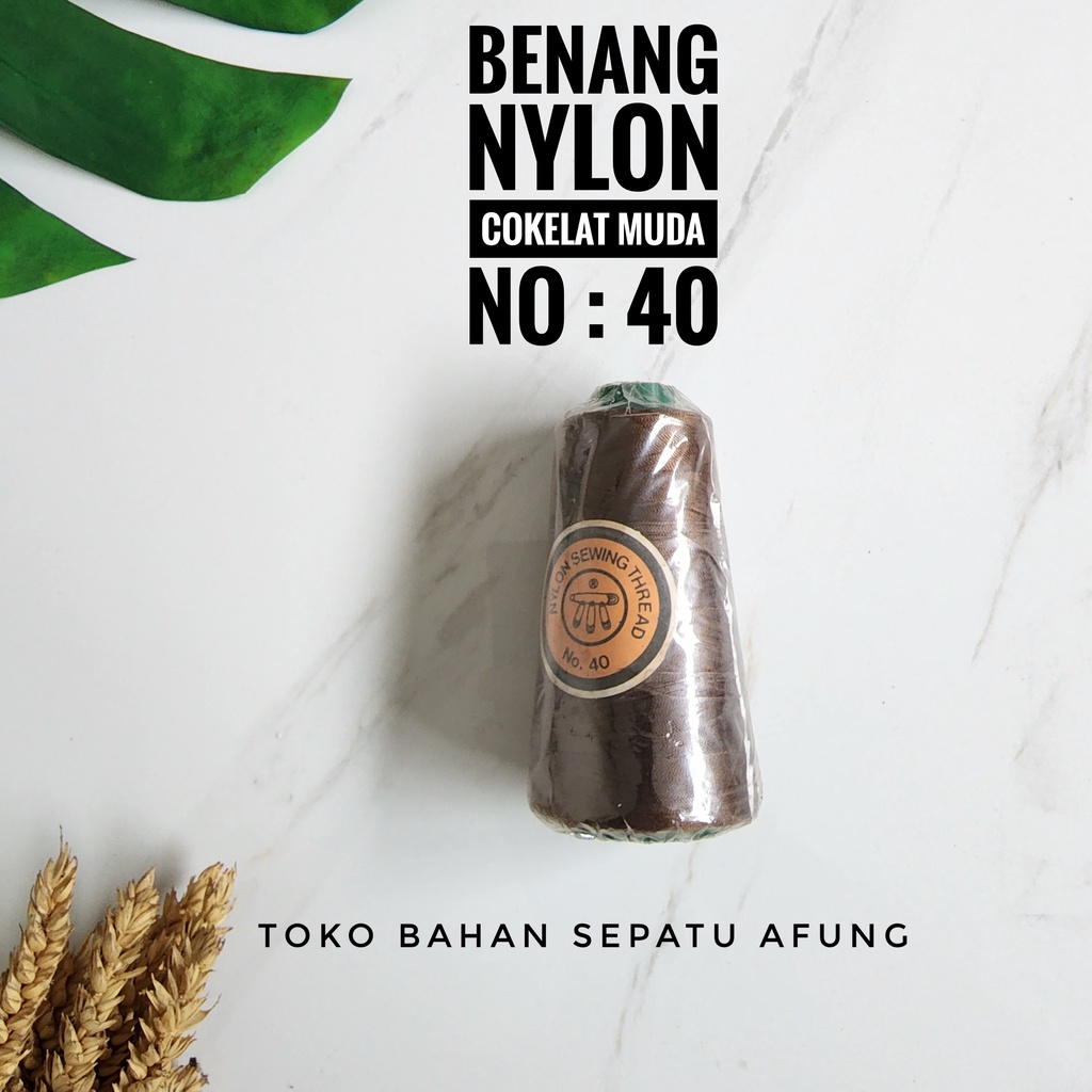 Jual Benang Nylon Coklat Muda No. 40 / Benang Jahit | Shopee Indonesia