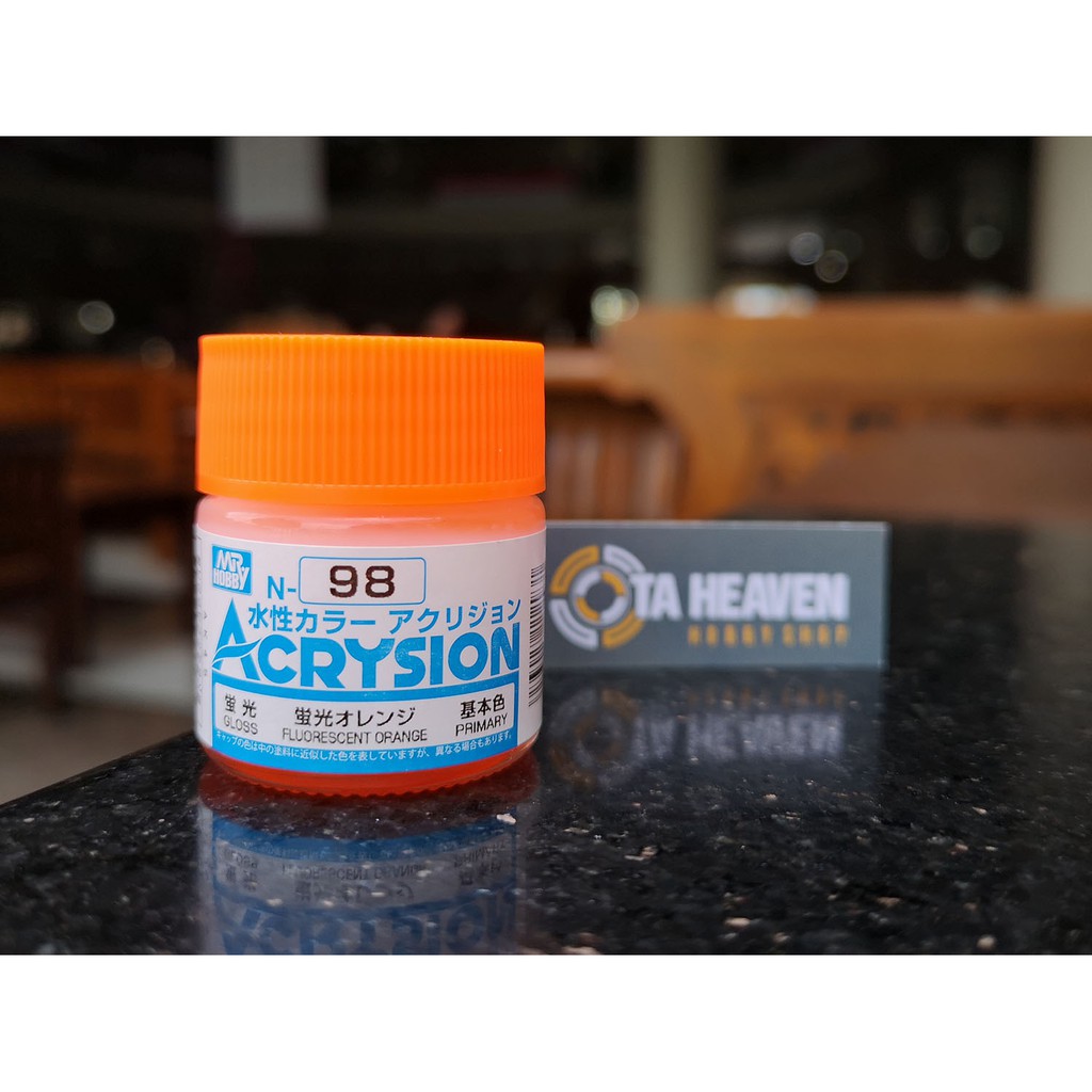 Jual Acrysion N 98 Fluorescent Orange - Cat Gundam Model Kit Paint | Shopee Indonesia