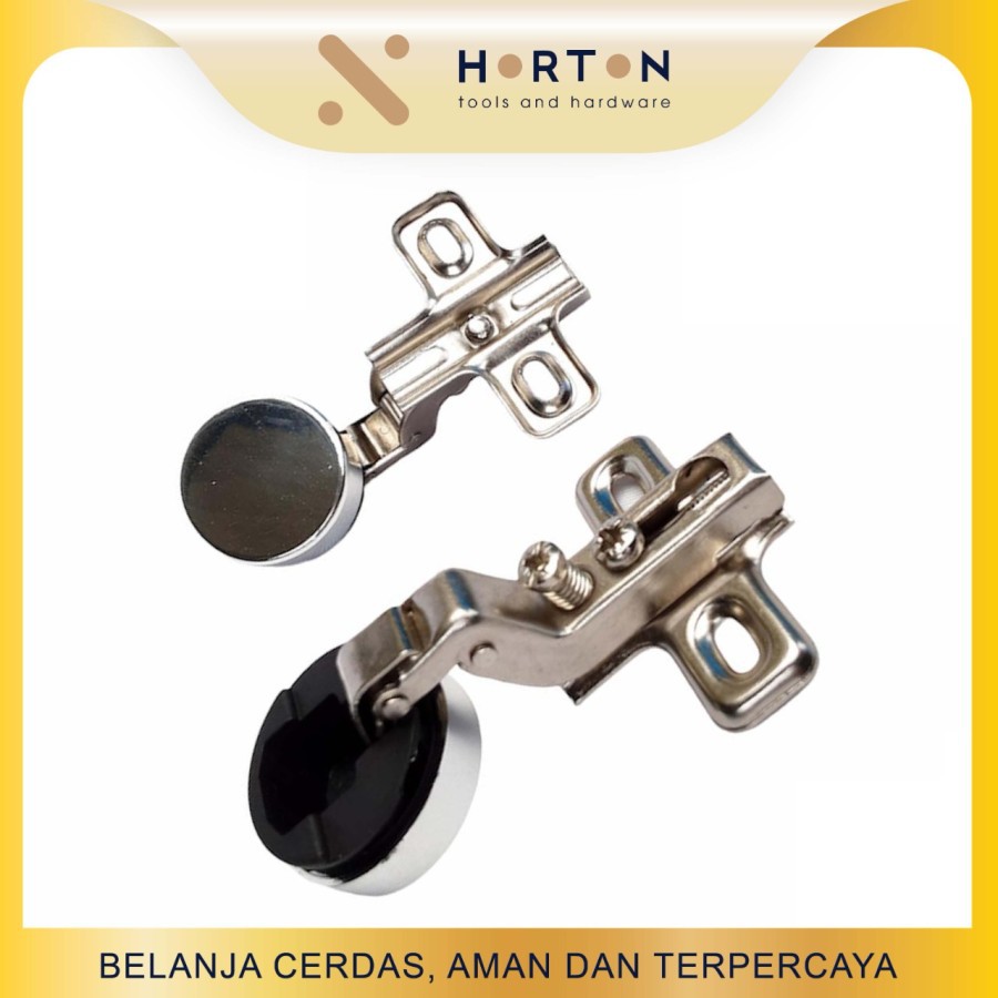 Jual HUBEN Engsel Sendok Kaca Pintu Lemari 26mm Type GH | Shopee Indonesia