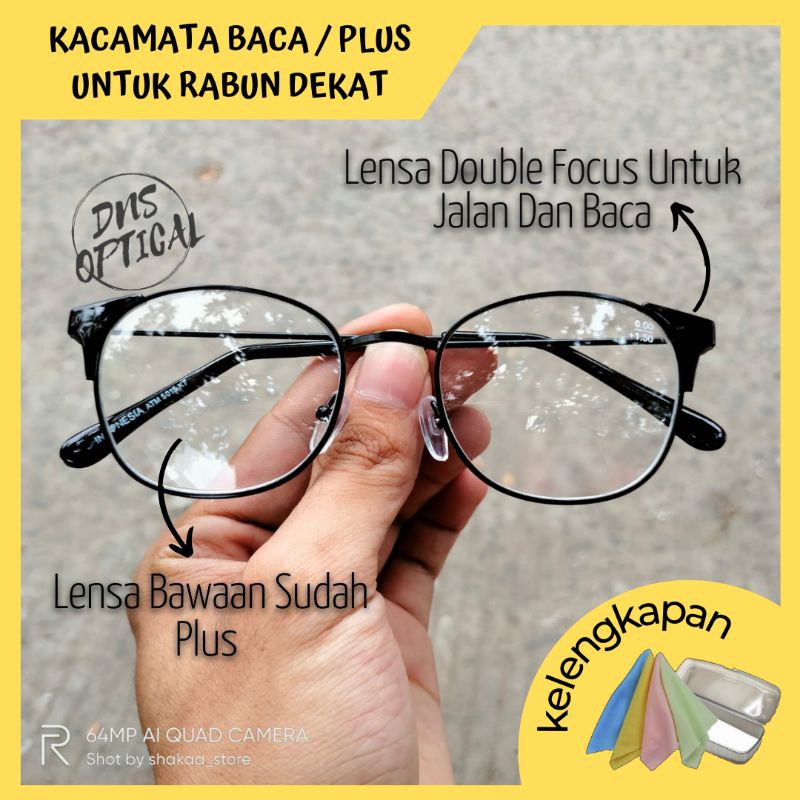 Jual KACAMATA BACA PLUS WANITA / PRIA - KACAMATA DOUBLE FOCUS UNTUK ...