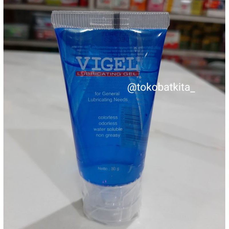 Jual VIGEL LUBRICANT GEL 30GRAM / PELUMAS TIDAK BERBAU TIDAK BERWARNA ...