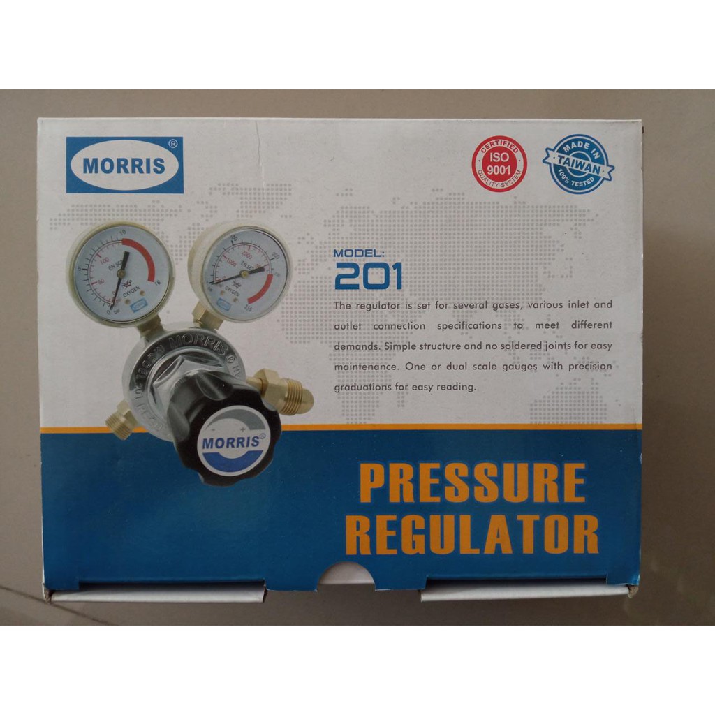 MORRIS REGULATOR OXYGEN 201-7M-OX - MORIS PRESSURE REGULATOR OKSIGEN | Shopee Indonesia