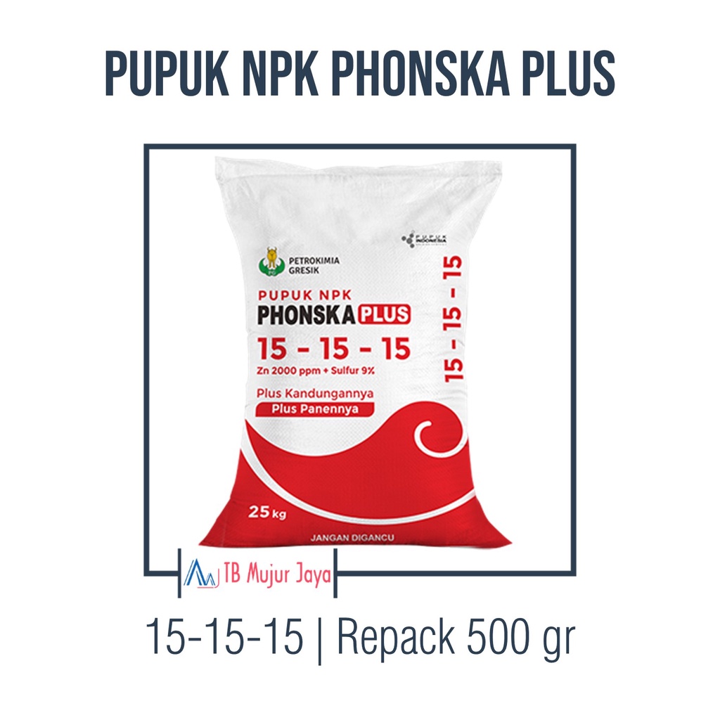 Jual Pupuk NPK Phonska Plus Kemasan Ecer 500 gr | Shopee Indonesia