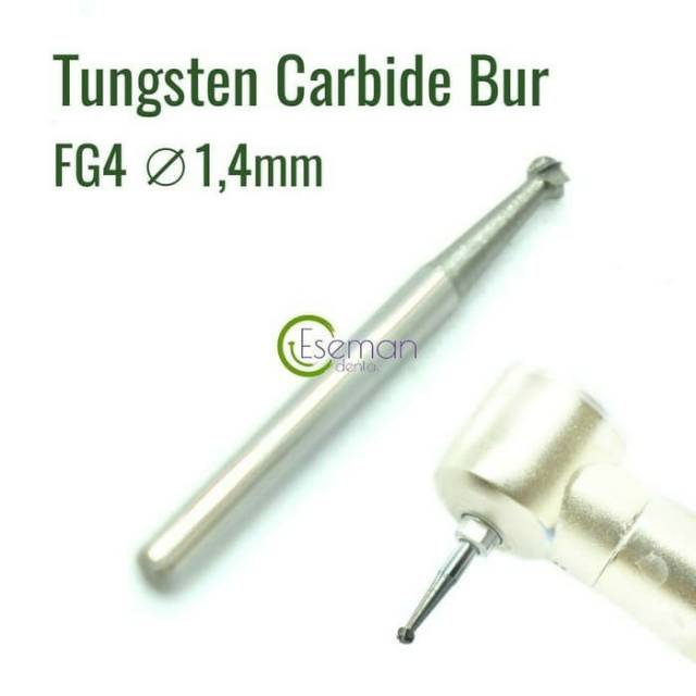 Jual Tungsten Carbide Bur Round Ball FG4 Highspeed Dental Bur Gigi ...