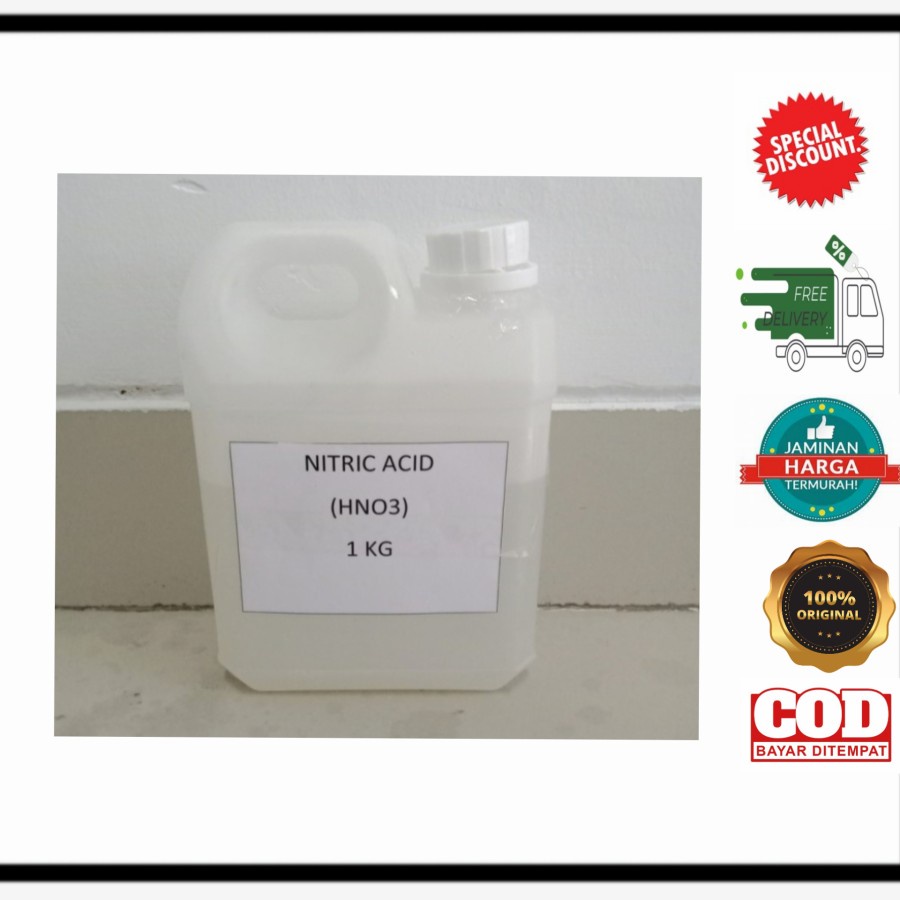 Jual Asam Nitrat / Nitric Acid / HNO3 68% | Shopee Indonesia