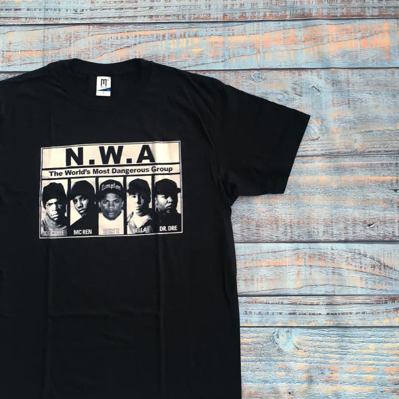 Jual Kaos Band NWA " Straight Outta Compton " Unofficial | Shopee Indonesia