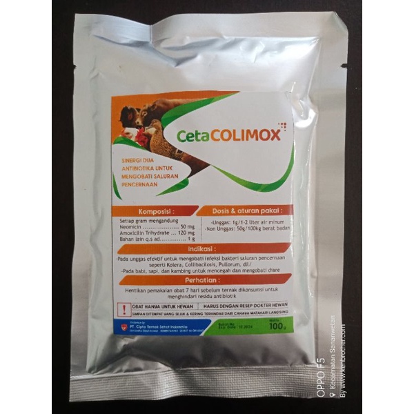 Jual Ceta Colimox obat penyakit pencernaan obat Kolera, Koli, dan ...