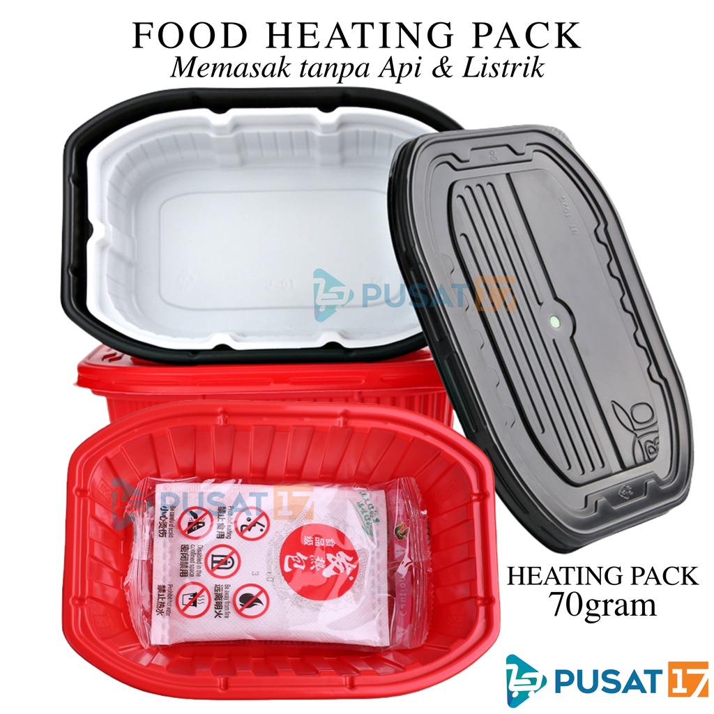 Jual HEATING PACK 70GR FLAMELESS HEATER FOR FOOD ALAT MEMASAK TANPA API ...
