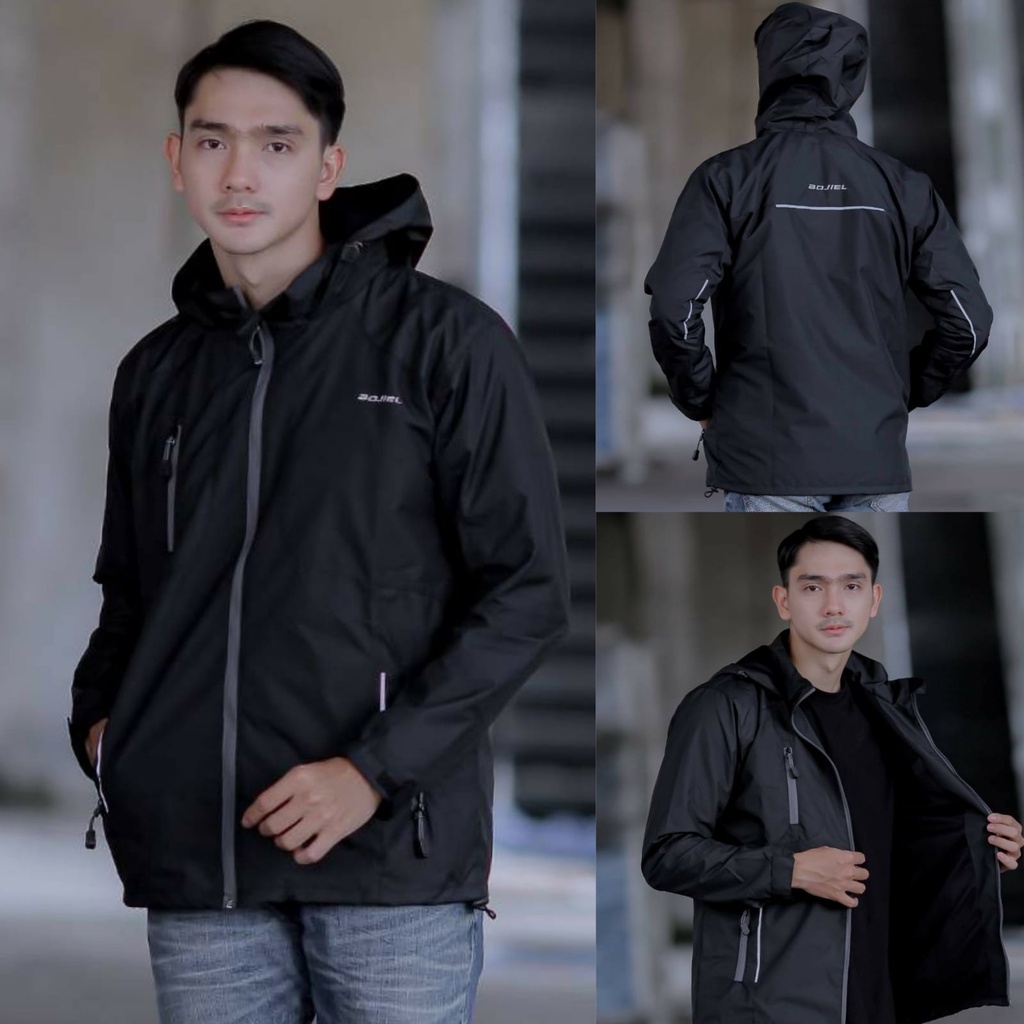 Jual Jaket Parasut Outdoor Waterproof New Tactical Bjl Black/Jaket ...