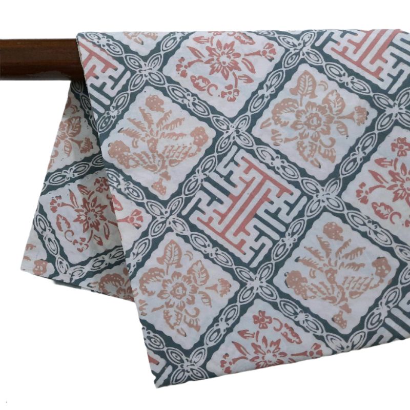 Jual kain batik cap katun 3warna coksu,salem,hijau motif benji granit ...