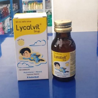 Jual LYCALVIT Syrup Vitamin & Kalsium Anak pada Masa Pertumbuhan 60 ml ...