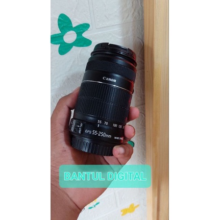 Jual LENSA TELE CANON 55 250mm IS II MURAH | Shopee Indonesia