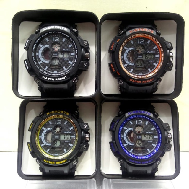 Jual Jam Tangan Digital Pria Hotline + BOX , ( WATER ) | Shopee Indonesia