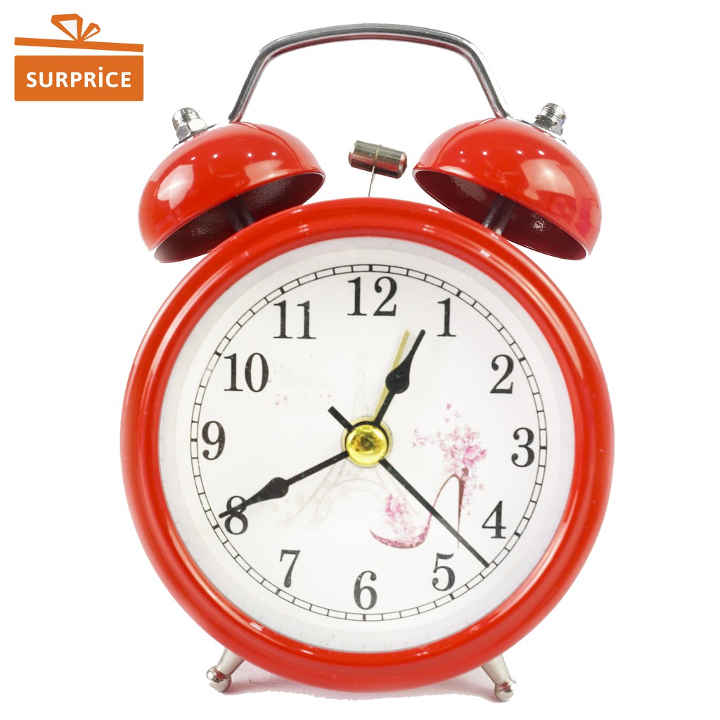 Jam Beker Besi Kring / Jam Weker / Jam Alarm / Jam Meja Motif Paris ...