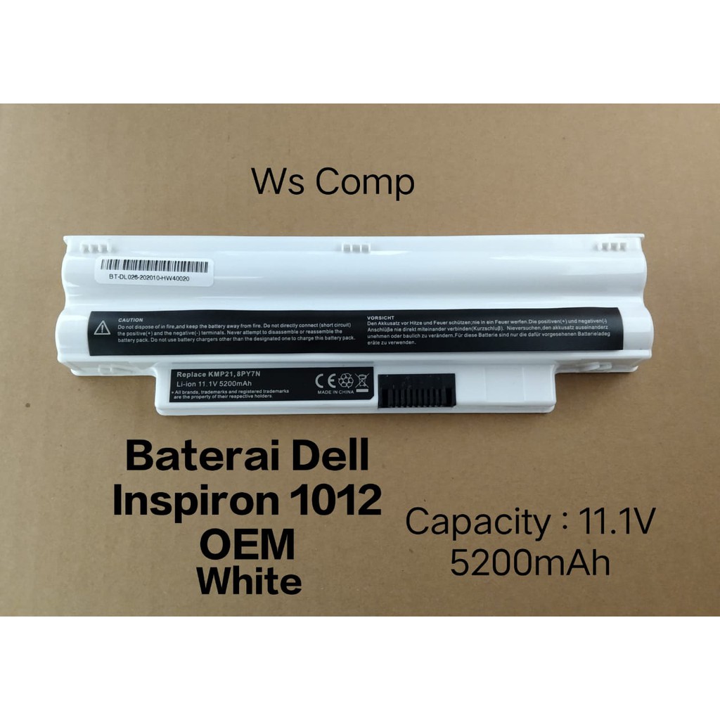 Jual BATERAI DELL INSPIRON 1012 OEM WHITE | Shopee Indonesia Jual BATERAI DELL INSPIRON 1012 OEM WHITE | Shopee Indonesia