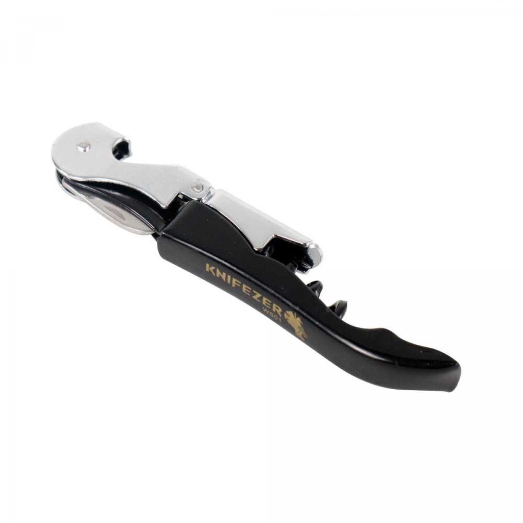 Jual Pembuka Tutup Botol Wine Bottle Opener Stainless Hitam | Shopee ...