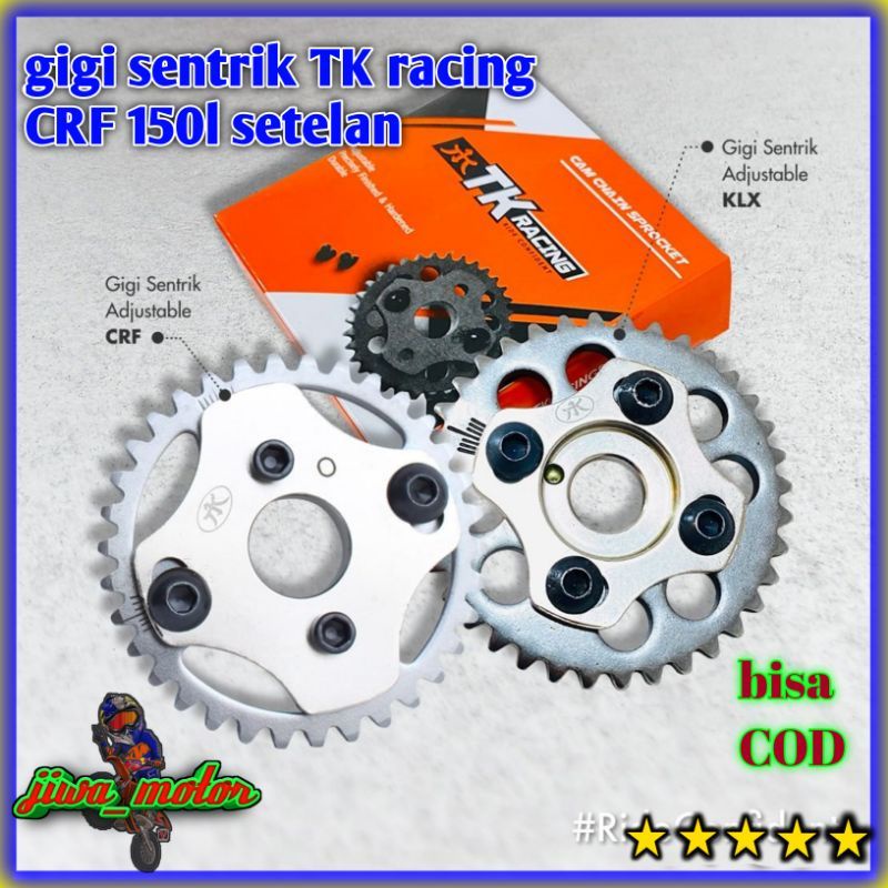 Jual gigi sentrik/gir sentrik TK racing CRF 150lmerek TK racing ...