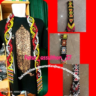 Jual SYAL MANIK KHAS DAYAK KALIMANTAN_SYAL MANIK ETHNIK KALIMANTAN ...