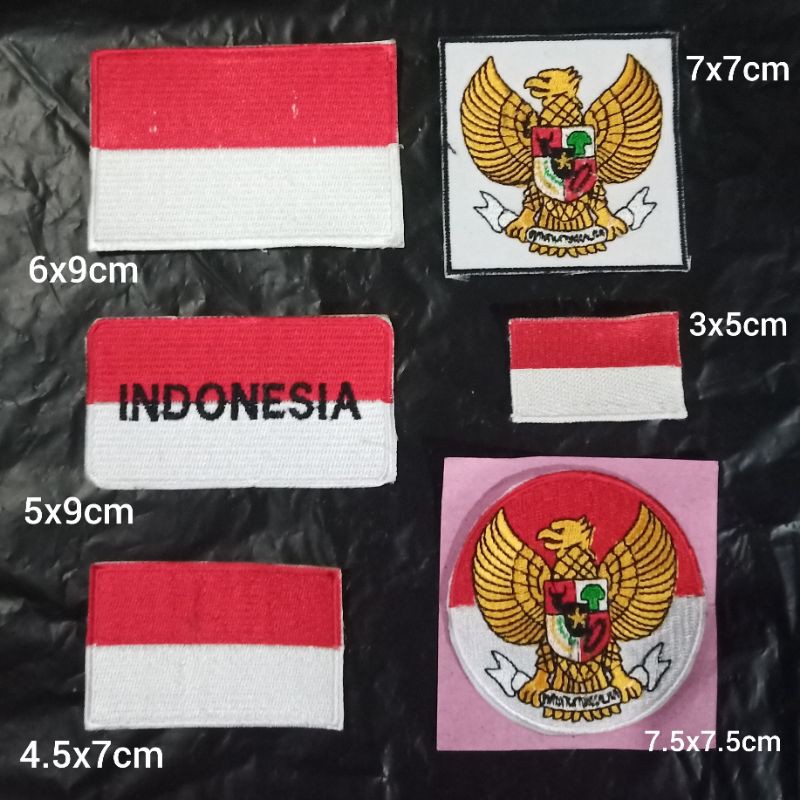 Jual BET MERAH PUTIH BORDIR BERKUALITAS | bet bordir merah putih BET ...