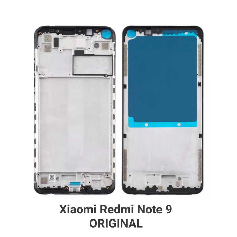 Jual Frame Xiaomi Redmi Note 9 ORIGINAL Midle Tatakan LCD Bazel Bezel ...