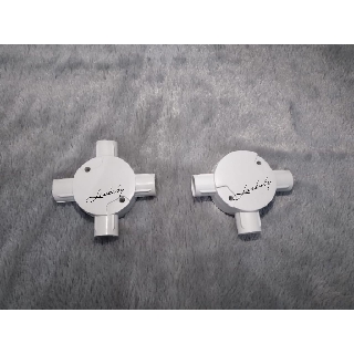 Jual Tdus t dus tedus Cabang 3 Cabang 4 Putih 20mm | Shopee Indonesia