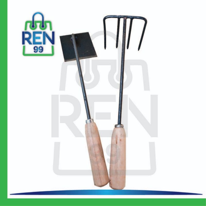 Paket Cangkul Mini Pacul Kecil & Garukan Mini Cangkrang Mini (2in1 ...