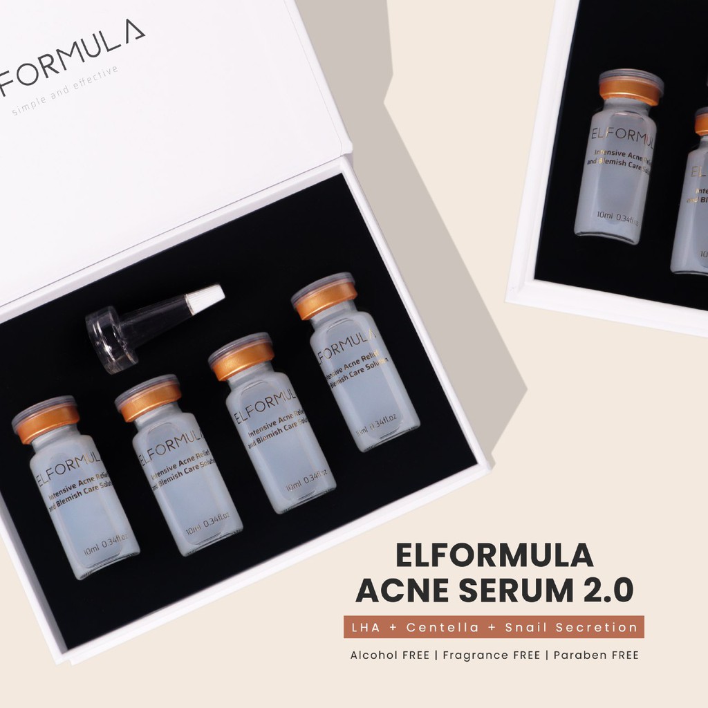 Jual ELFORMULA Intensive Acne Relief and Blemish Care Solution | Shopee ...