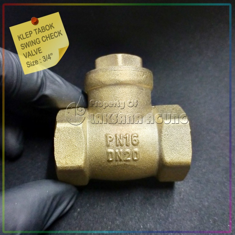 Jual Klep tabok kuningan 3/4 inch | Check Valve 3/4 inch + Seal tape ... Jual Klep tabok kuningan 3/4 inch | Check Valve 3/4 inch + Seal tape ...