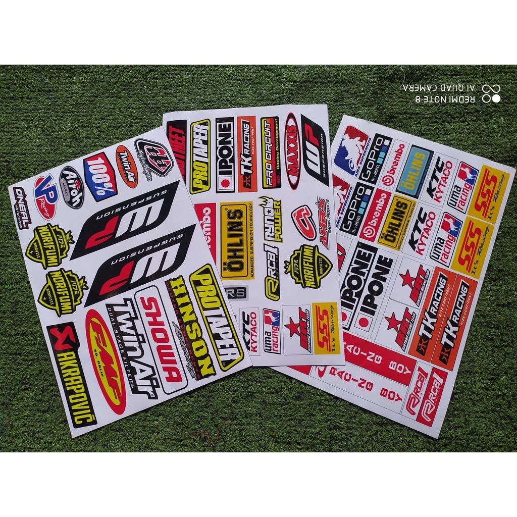 Jual STIKER PACK SPONSOR RACING / STIKER RACING | Shopee Indonesia