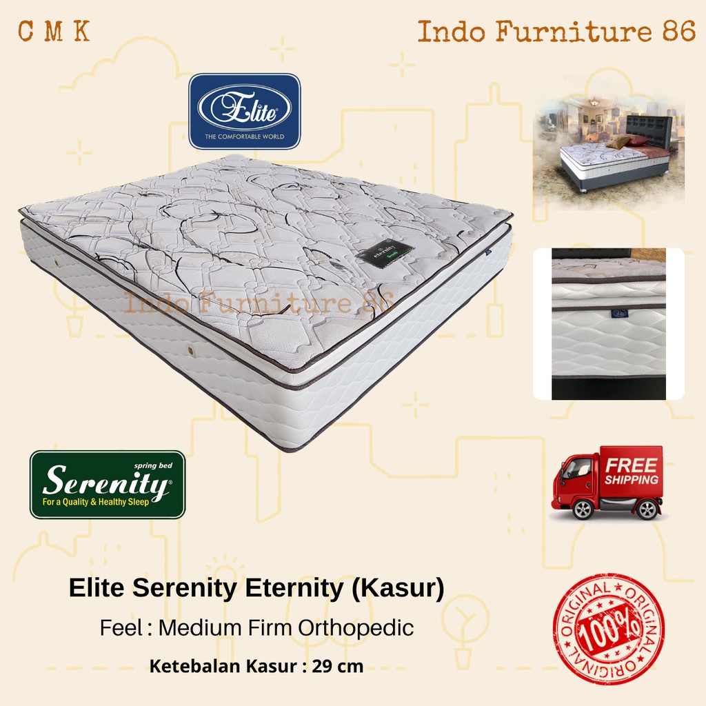 Jual Kasur Elite Serenity Eternity Matras Springbed Kasur