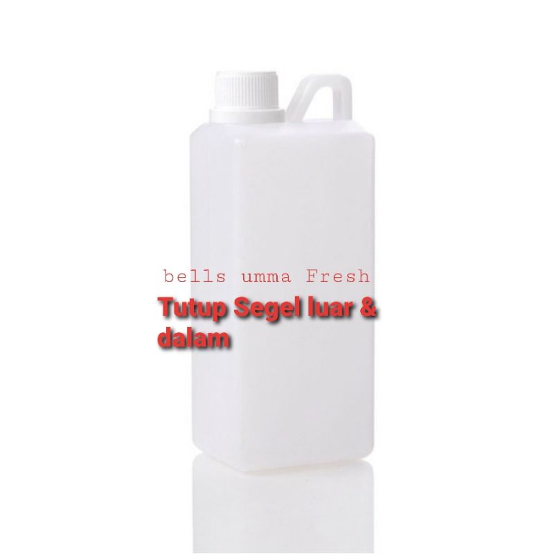 Jual jerigen 1 Liter/1000 ml Jeriken Plastik Tutup Segel Tempat Madu ...