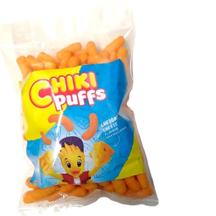 Jual SNACK CEMILAN CHIKI PUFFS CHEDDAR CHEESE KILOAN 200GR ORIGINAL ...
