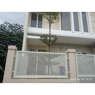 Jual Pagar industrialis perforated / pagar plat minimalis / pagar ...