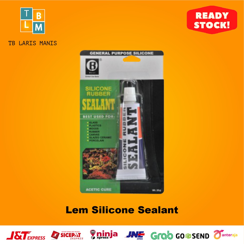 Jual LEM SEALANT SILICON LEM KACA AQUARIUM ALUMUNIUM TAHAN AIR ACETIC ...
