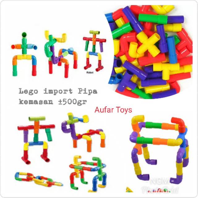 Jual Lego pipa kemasan ±500gr Indonesia|Shopee Indonesia