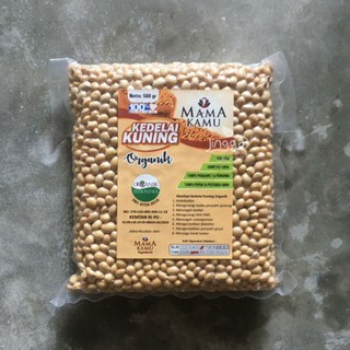 Jual Mama Kamu Kacang Kedelai Kuning Hitam Organik 500gr | Shopee Indonesia