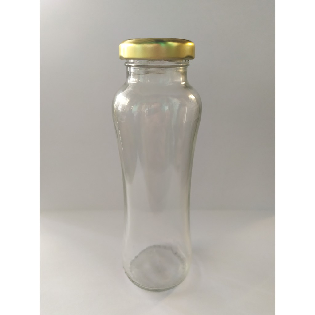 Jual Botol Kaca 230 ml Termasuk Tutup - BOTOL JUICE (12PCS) | Shopee ...