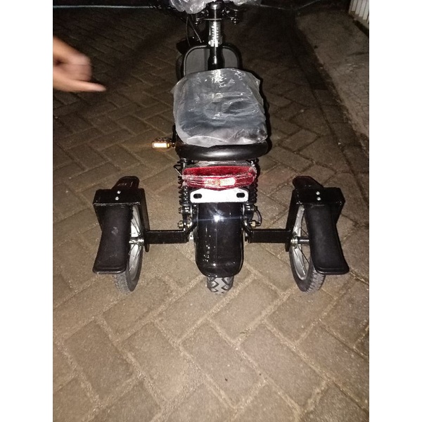 Jual sepeda listrik ECO modif roda bantu | Shopee Indonesia