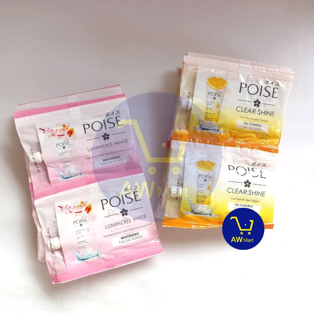 Jual POISE SABUN CUCI MUKA SACHET 9GR - ALL VARIAN | Shopee Indonesia