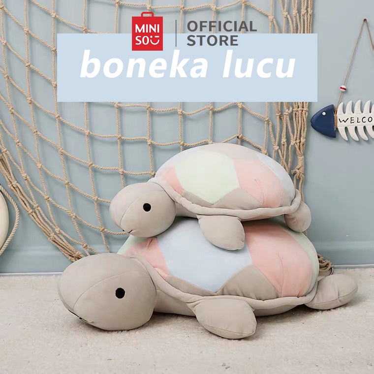 Jual MINISO Boneka Turtle Mainan Mewah Bantal Sosok Penyu boneka besar ...