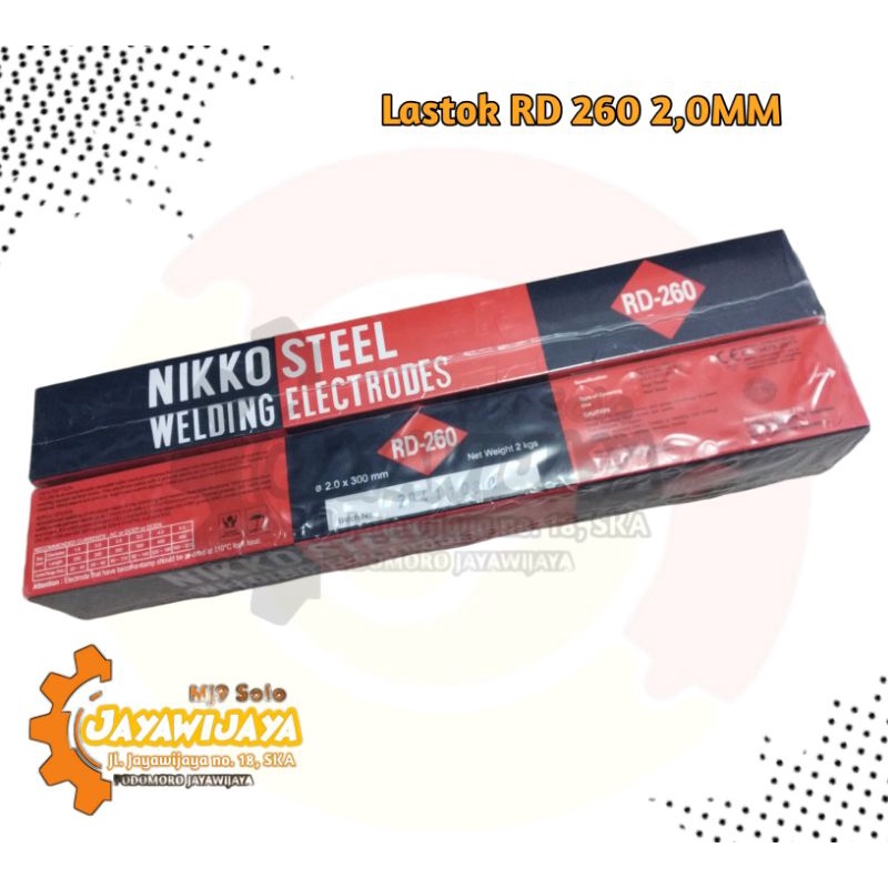 Jual KAWAT LAS RD 260 NIKON 2.0MM / LASTOK RD 260 NIKON 2.0 MM | Shopee ...