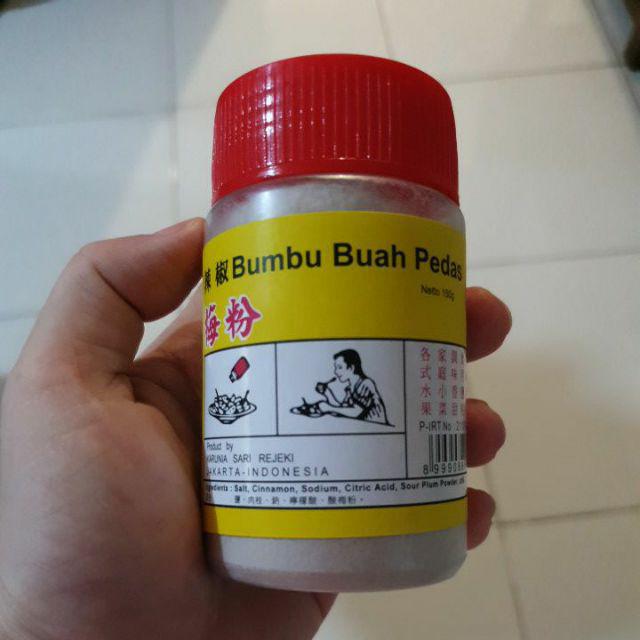 Bumbu buah pedas cap Elang / garam buah/ perasa buah/ asam buah 150g ...
