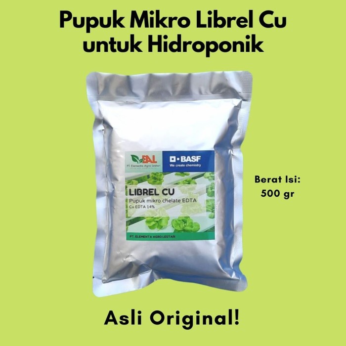 Jual Pupuk Mikro Librel Cu REPACK 500 gr untuk Tanaman Hidroponik ...